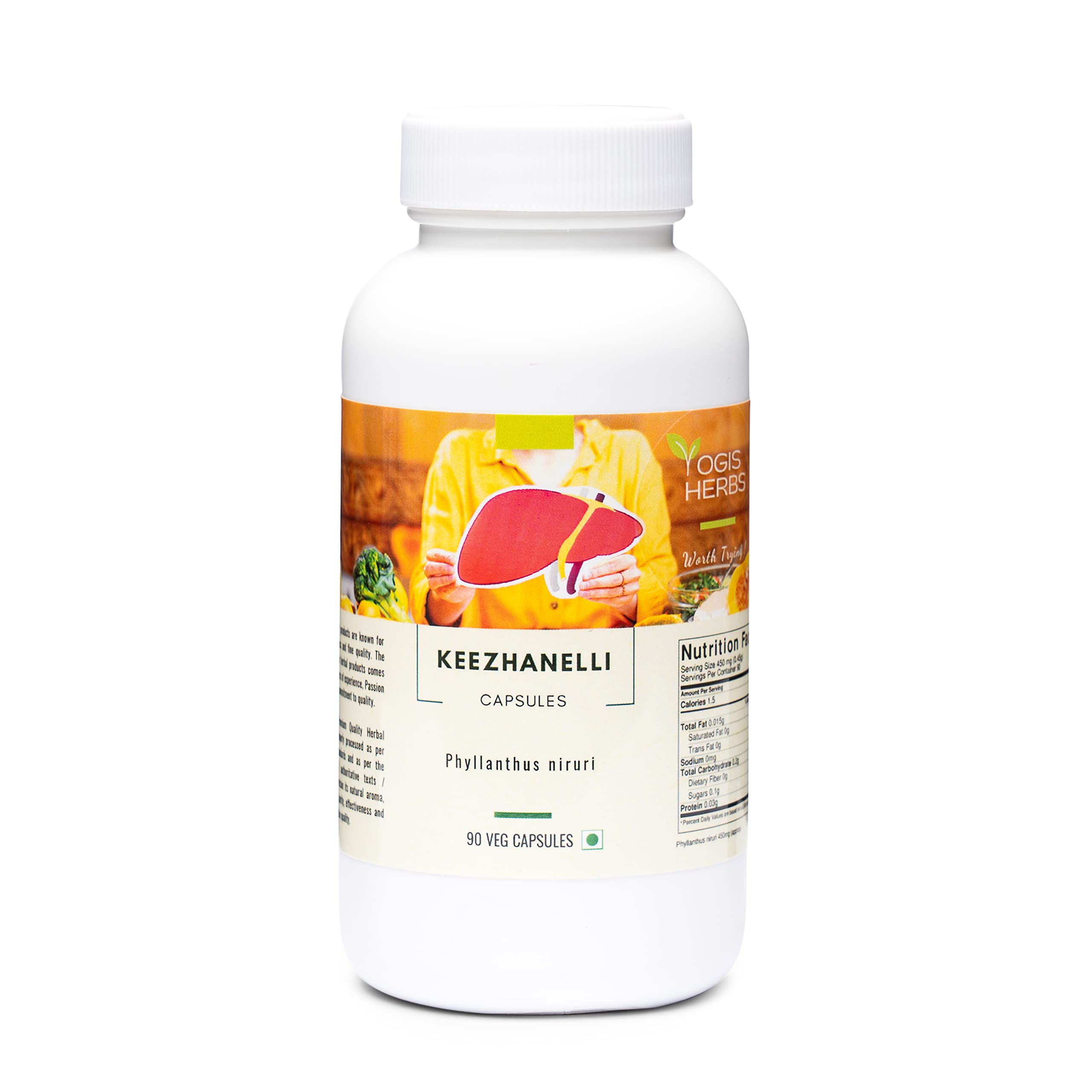 YOGIS HERBS Keezhanelli liver support capsules