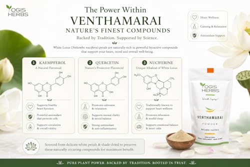 YOGIS HERBS Venthamarai calm mind formula