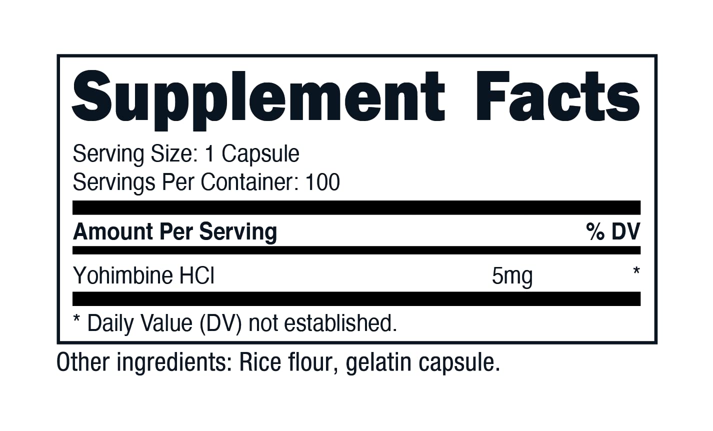 yohimbe bark extract for body composition