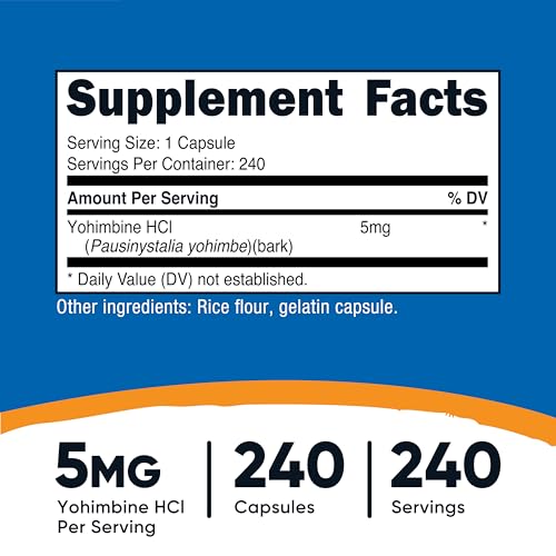 Yohimbe bark extract for vitality