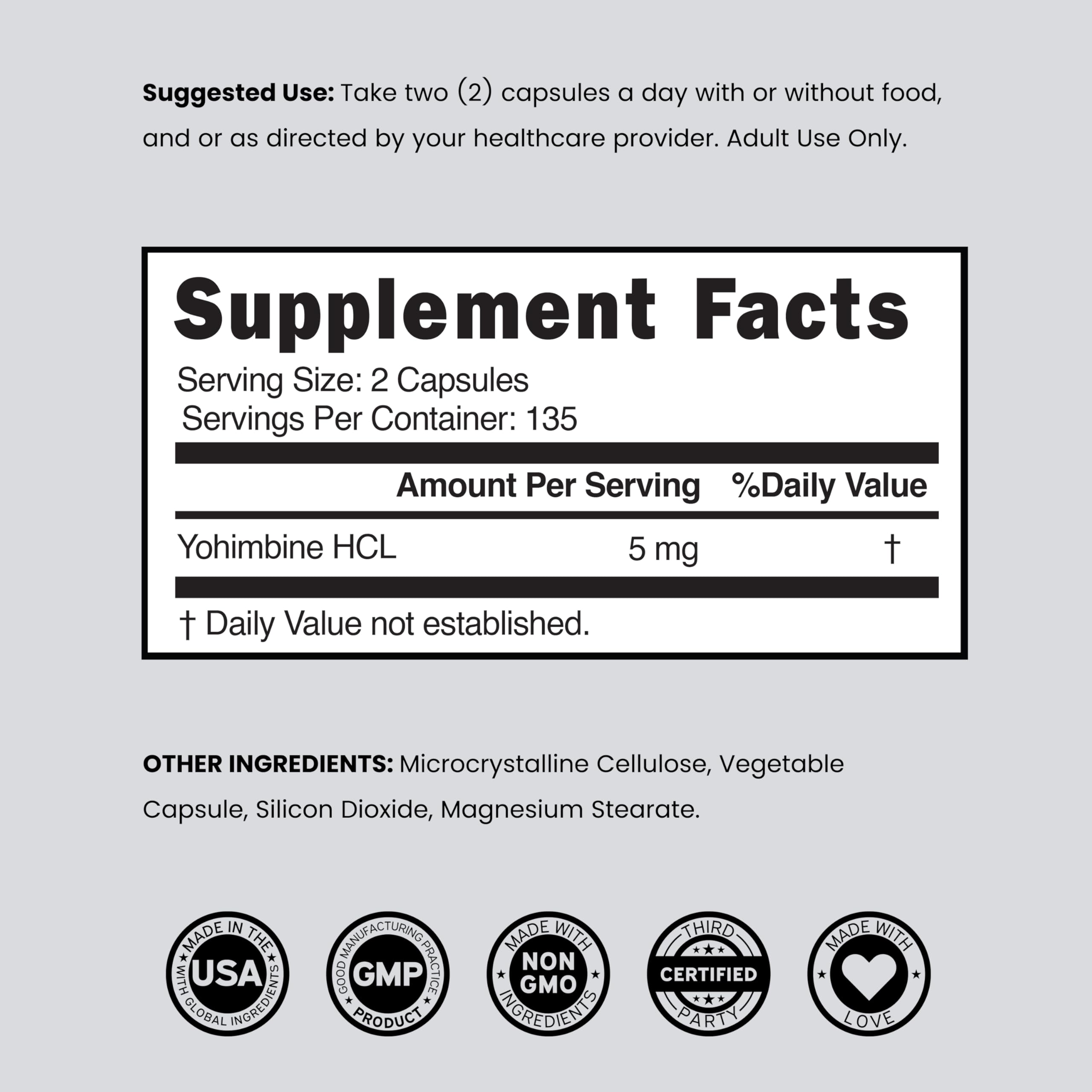 yohimbe capsules for active lifestyles