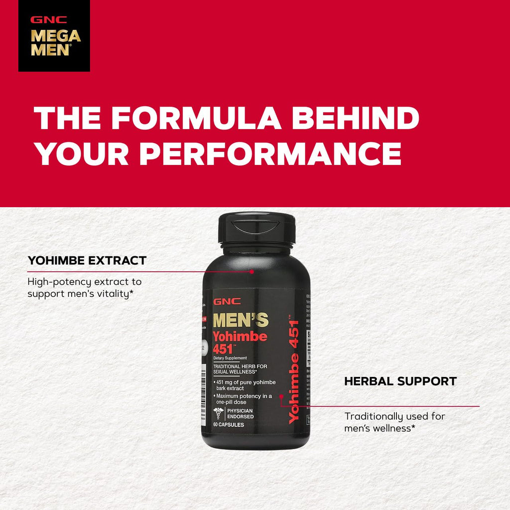 Yohimbe capsules for improved mood