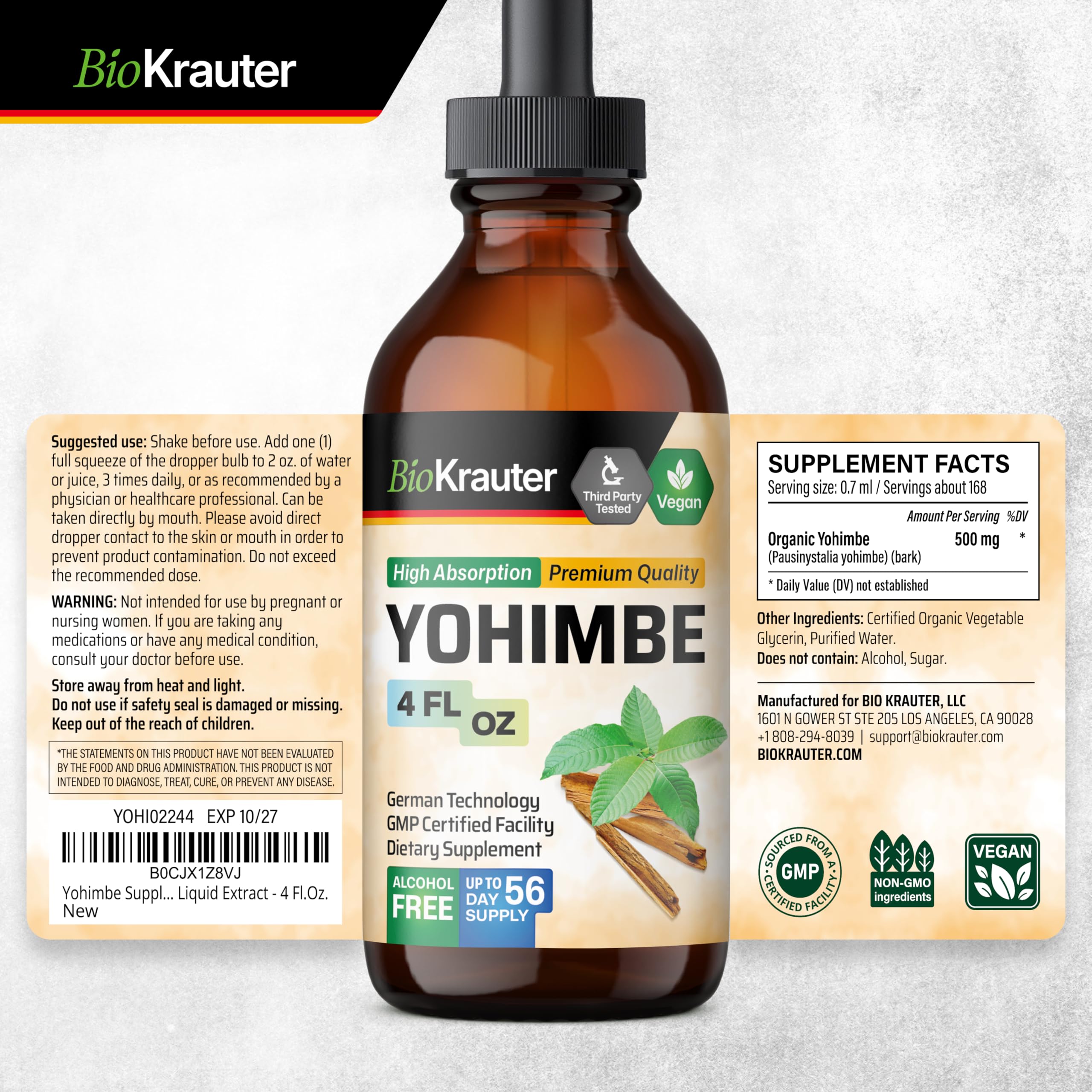 yohimbe supplement for active lifestyles