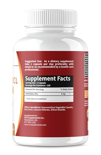 yohimbine hcl 5 mg for appetite control