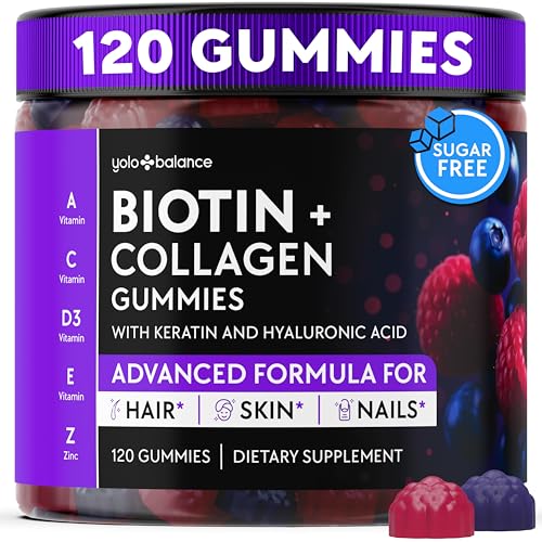 YOLOBALANCE biotin gummies for hair growth