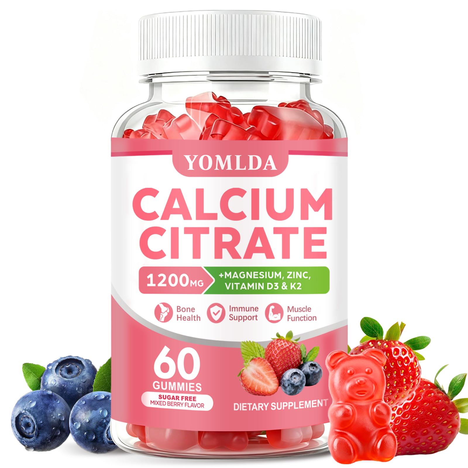 YOMLDA calcium citrate gummies benefits