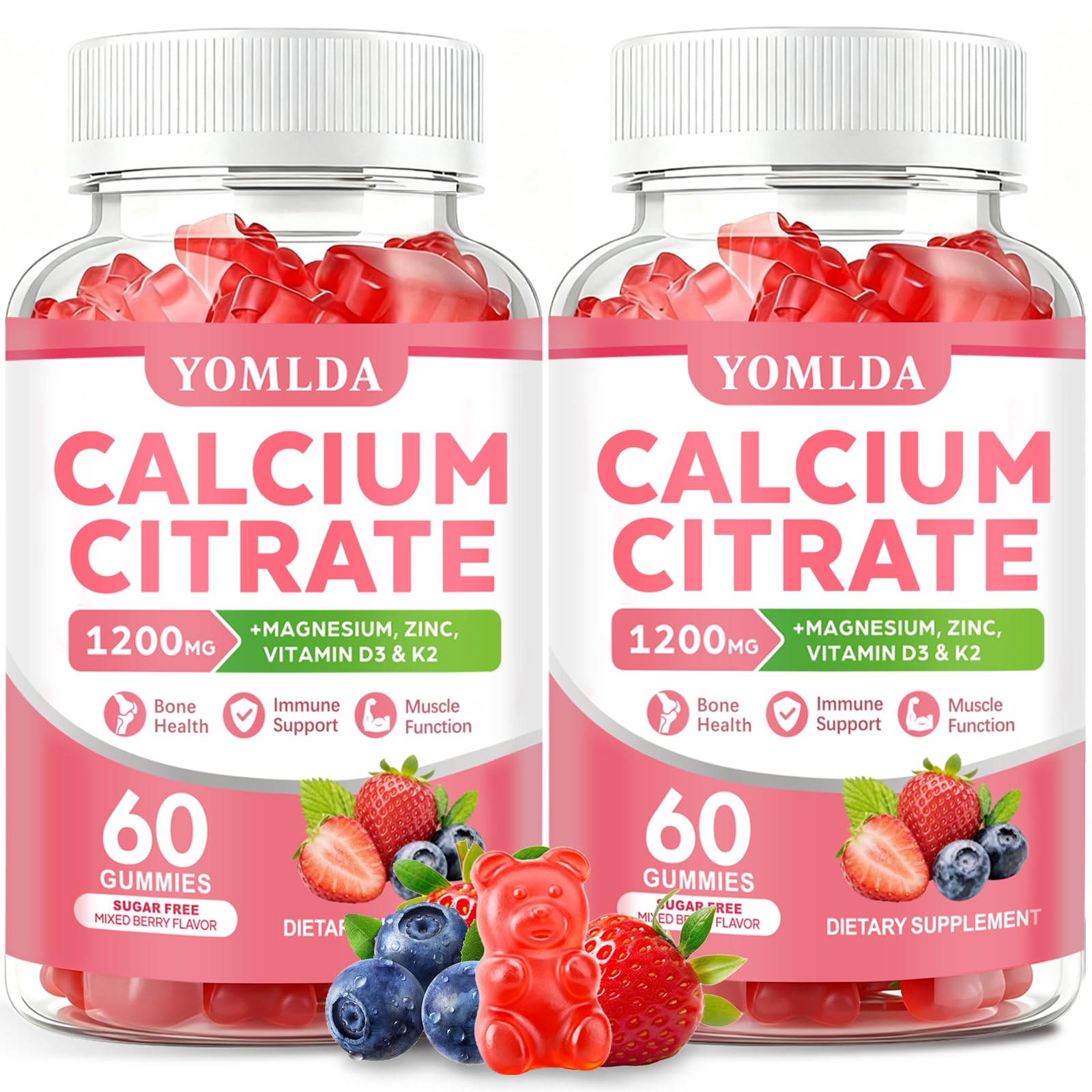 YOMLDA calcium citrate gummies for strong bones