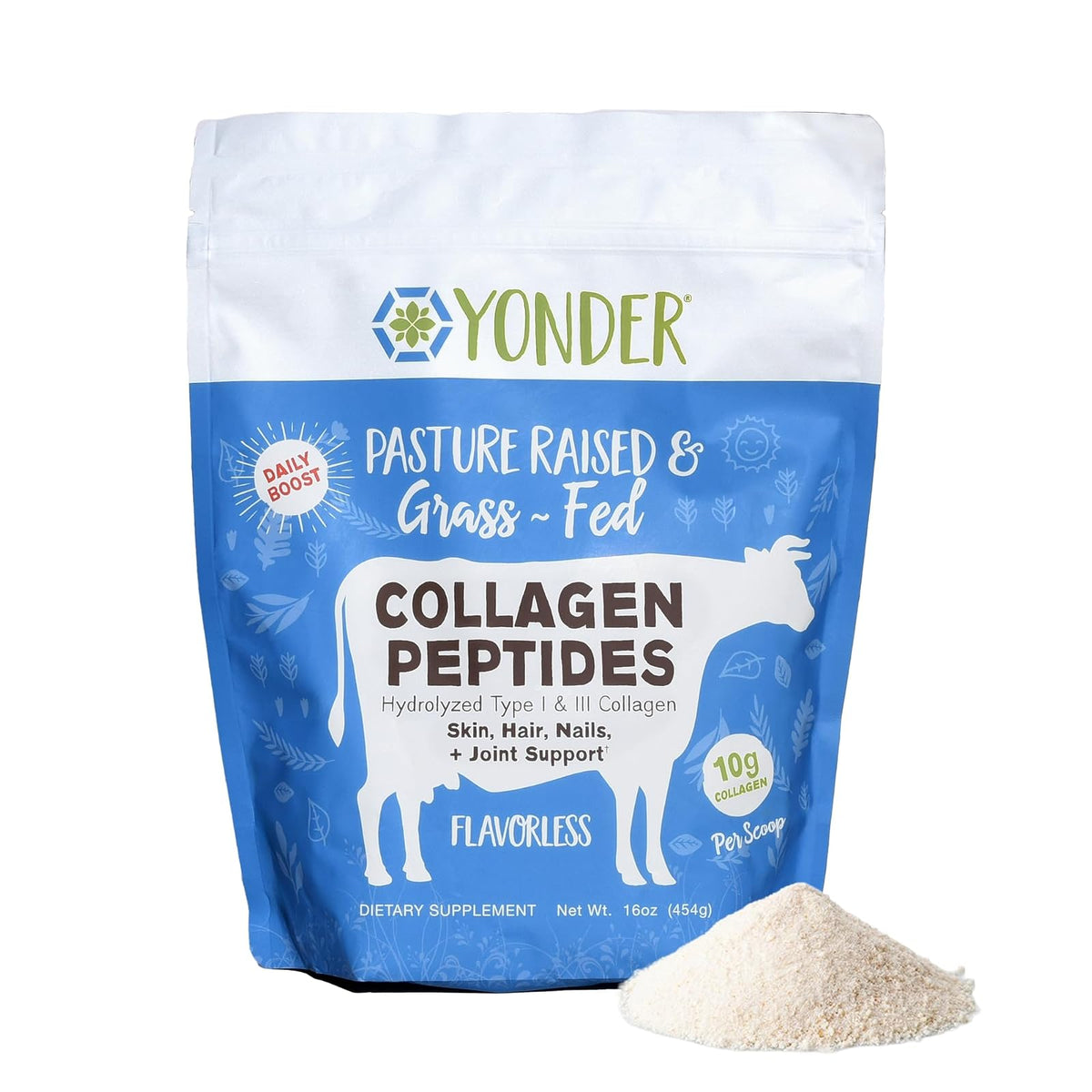 Yonder collagen peptides powder unflavored