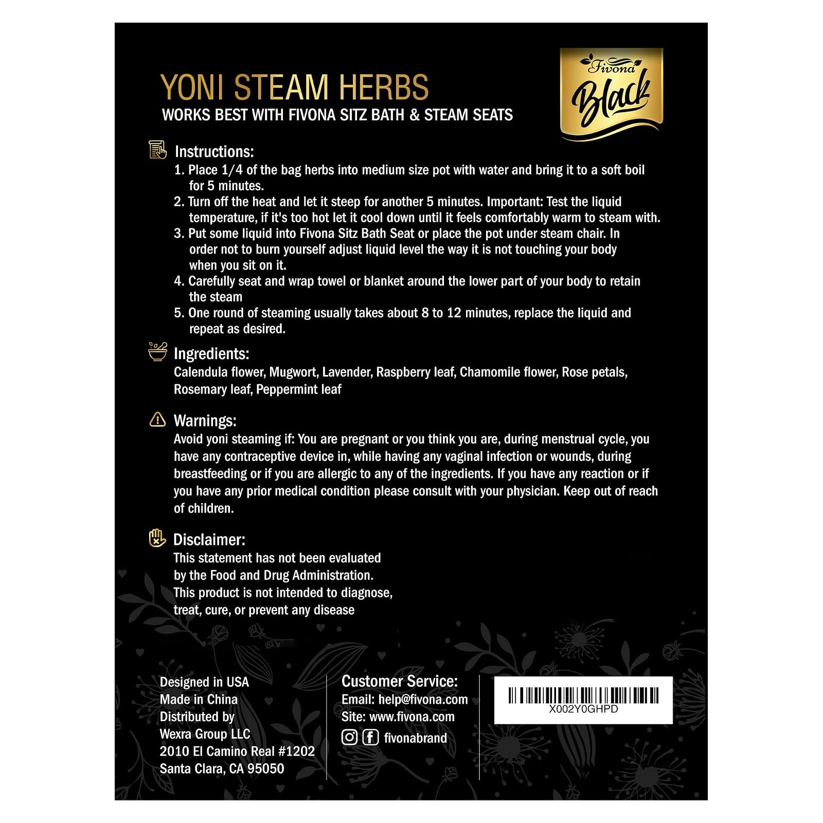 Yoni steam herbs for self-care rituals