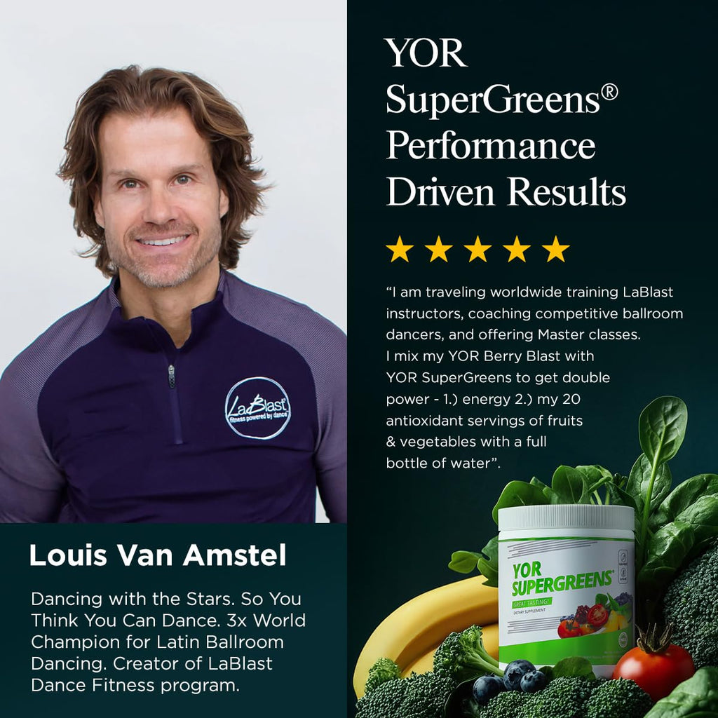 YOR Supergreens easy smoothie addition