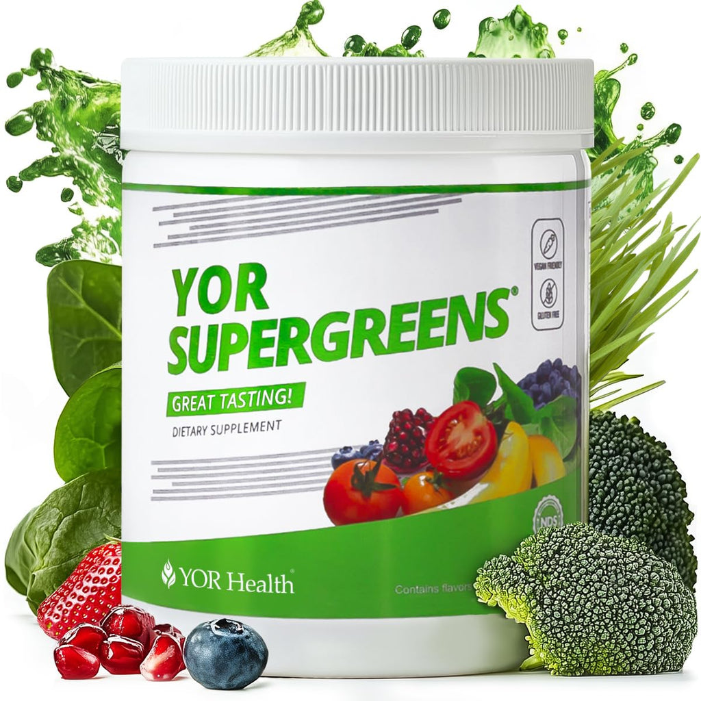 YOR Supergreens green powder benefits