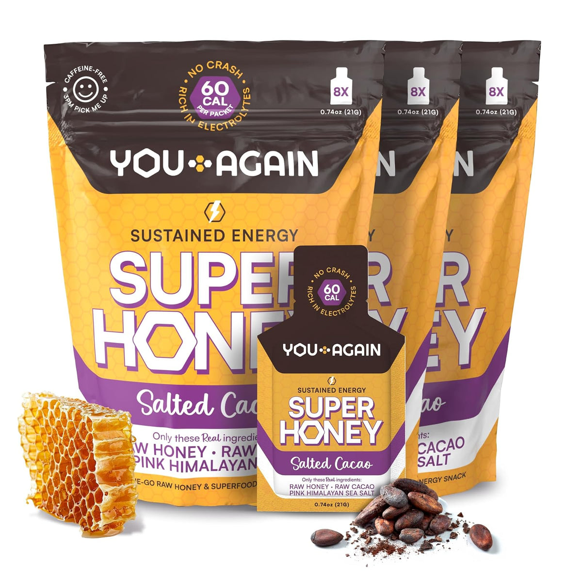 You Again chocolate energy gels