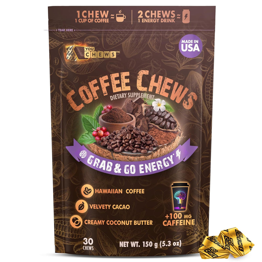YouChews coffee chews for energy