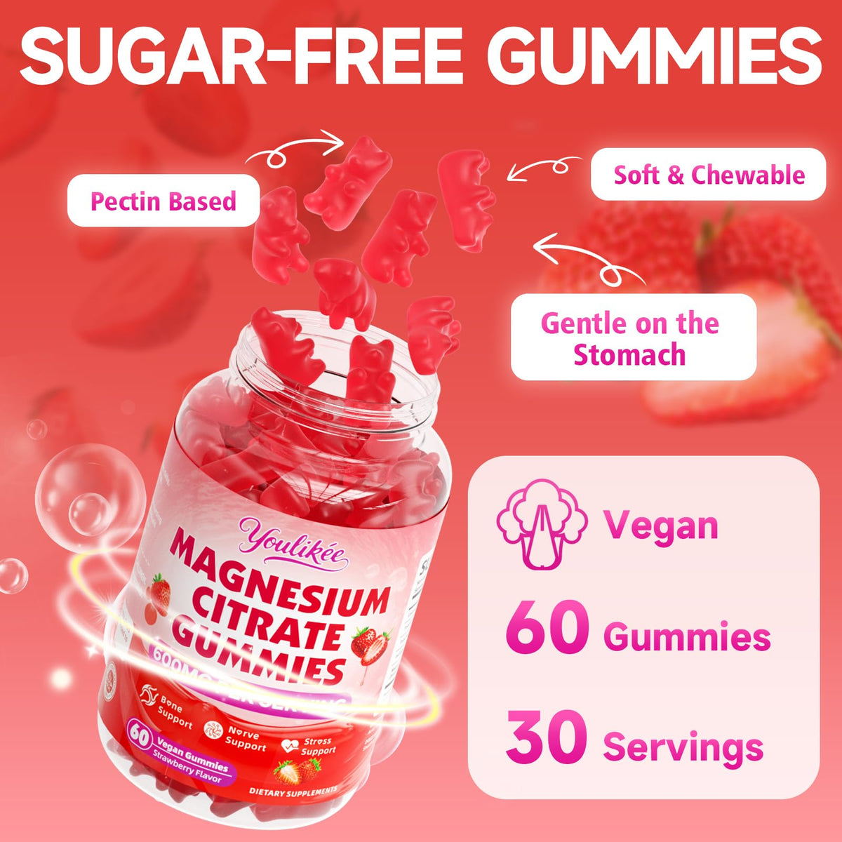 Youlikee gummies to boost magnesium levels