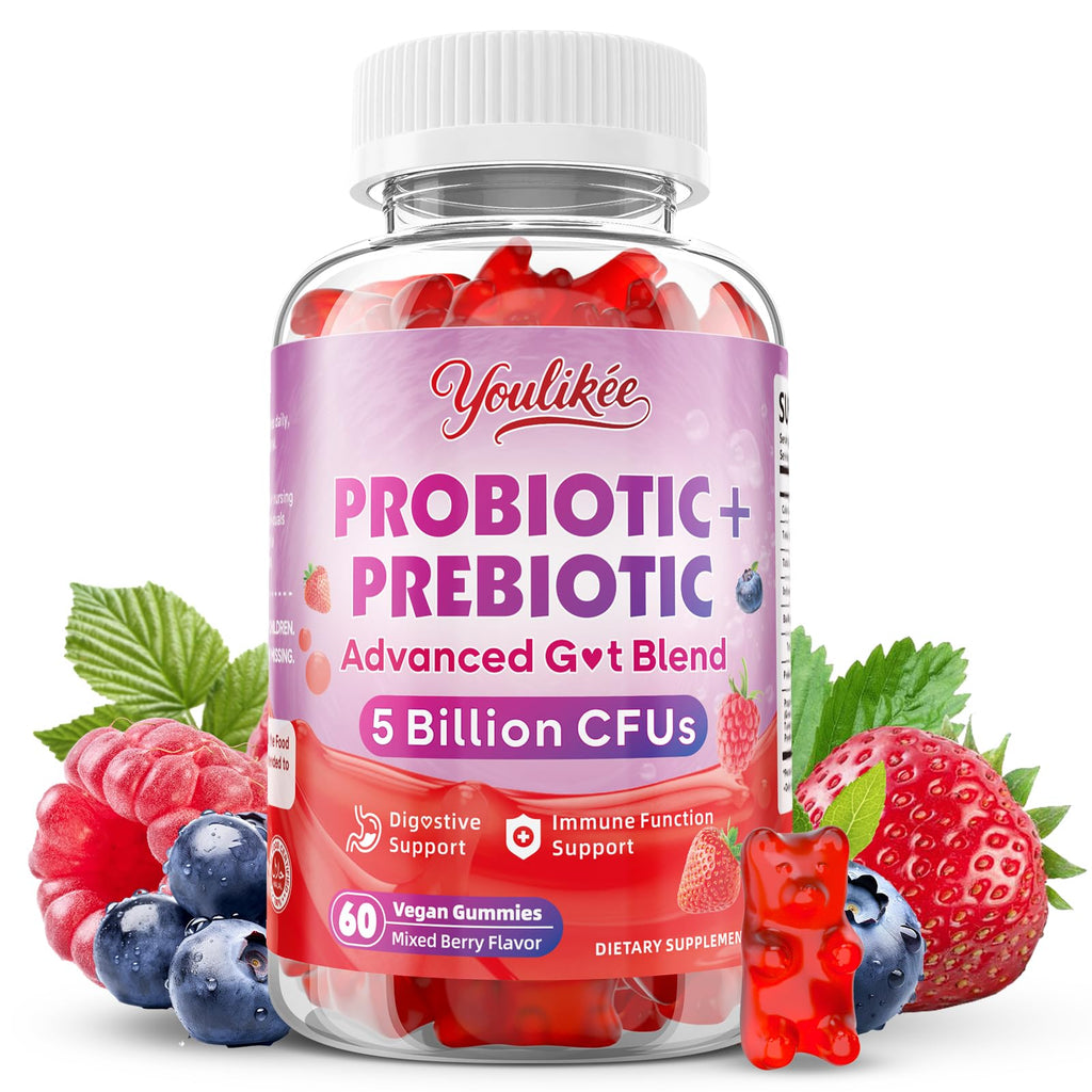 Youlikee prebiotic probiotic gummies