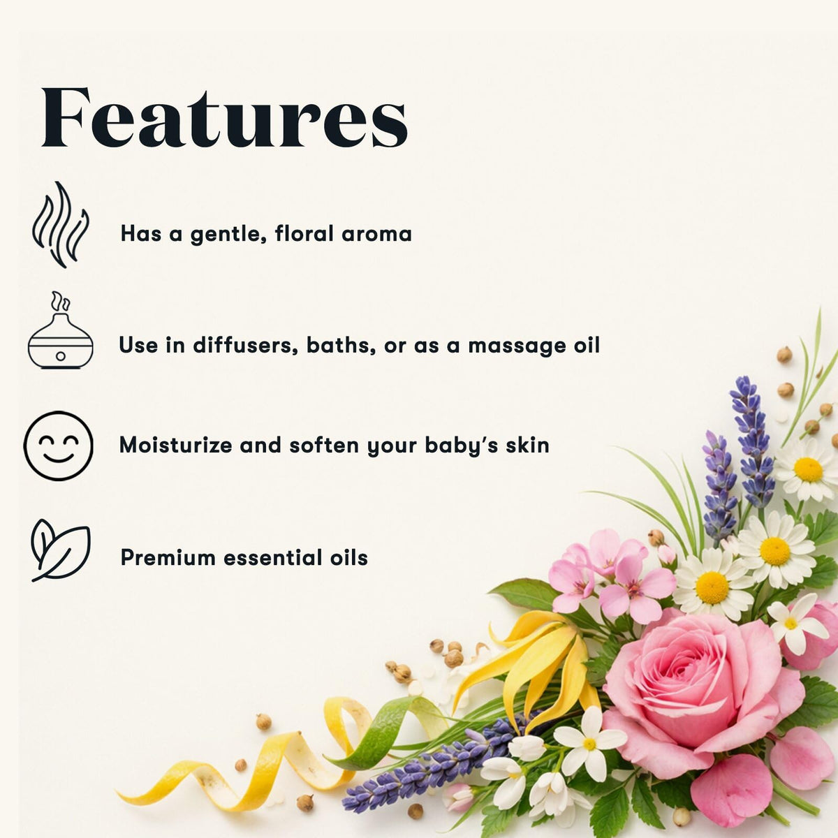 Young Living baby oil for relaxation