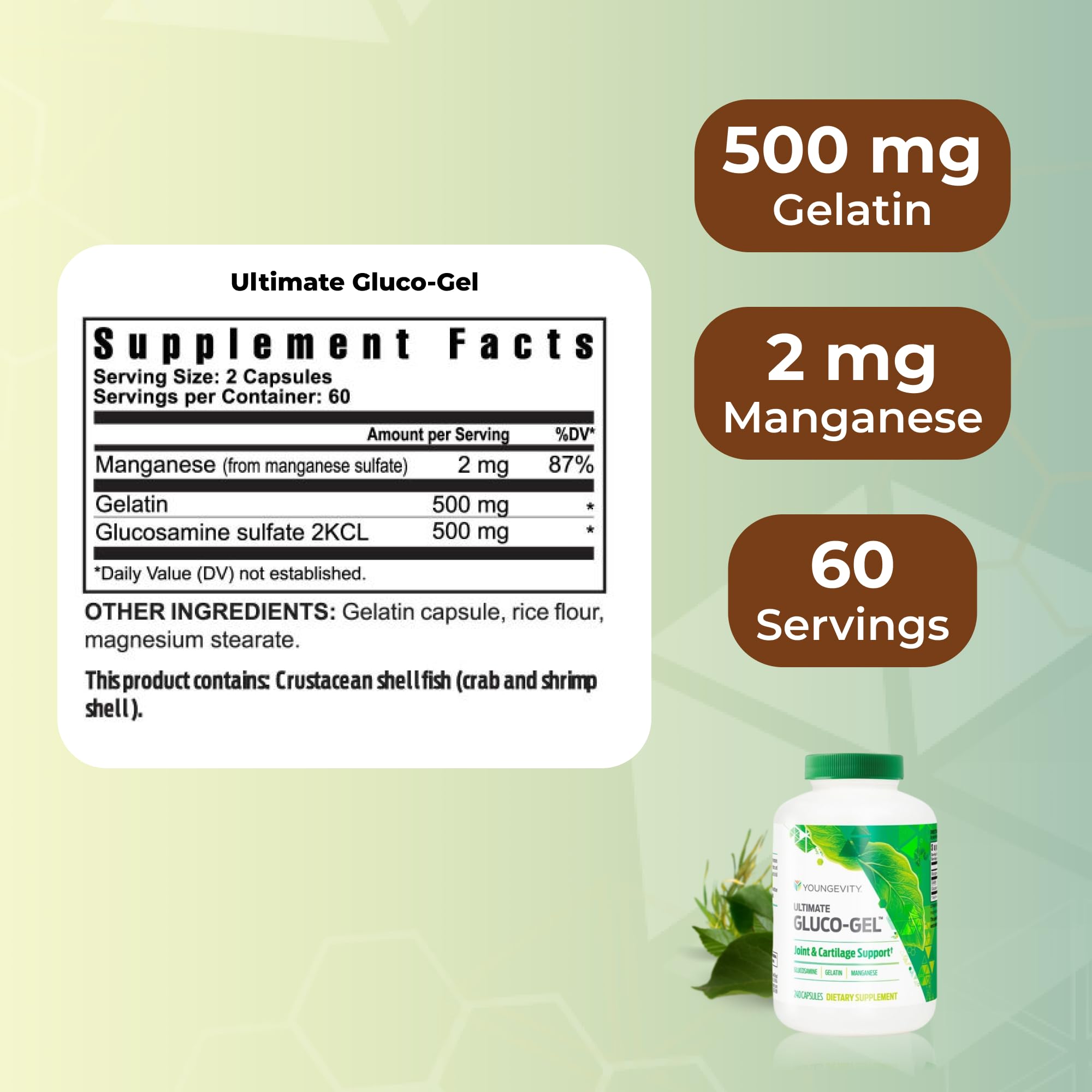 Youngevity capsules for optimal bone strength
