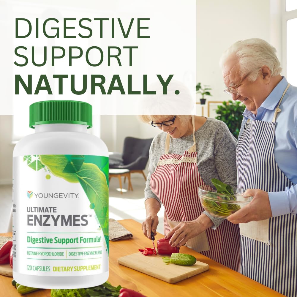 Youngevity enzymes support healthy digestion