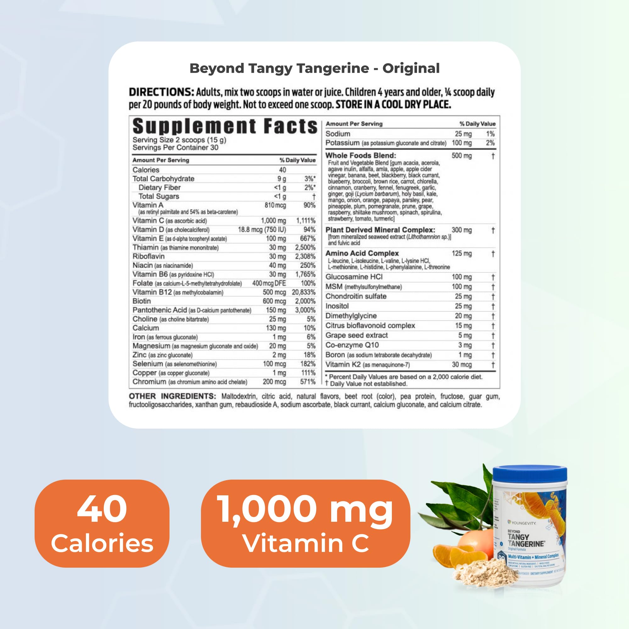 Youngevity health and wellness pack