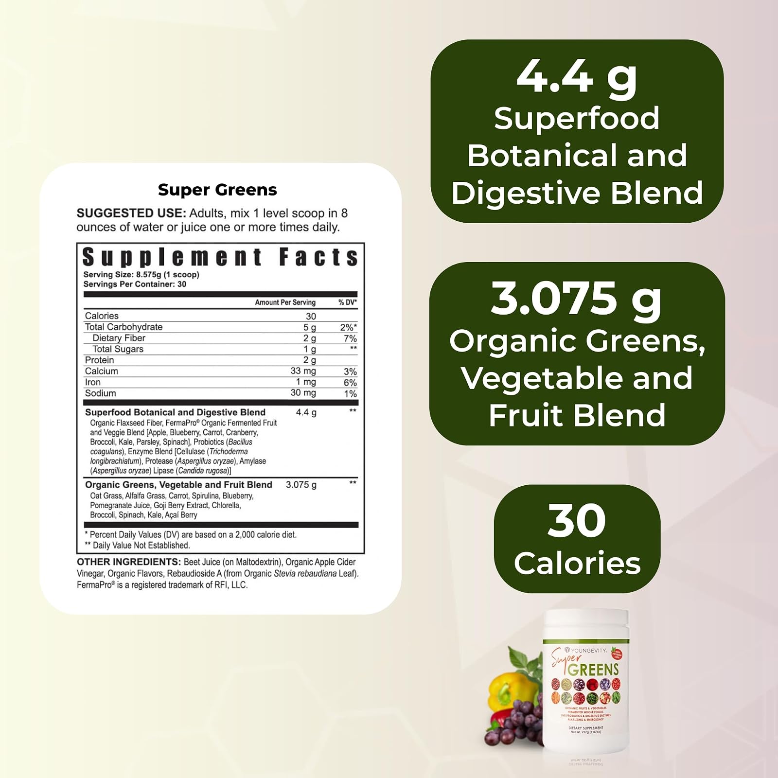 Youngevity Super Greens health supplement