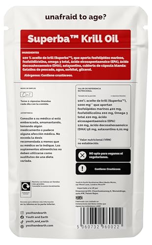 Youth & Earth krill oil nutrition