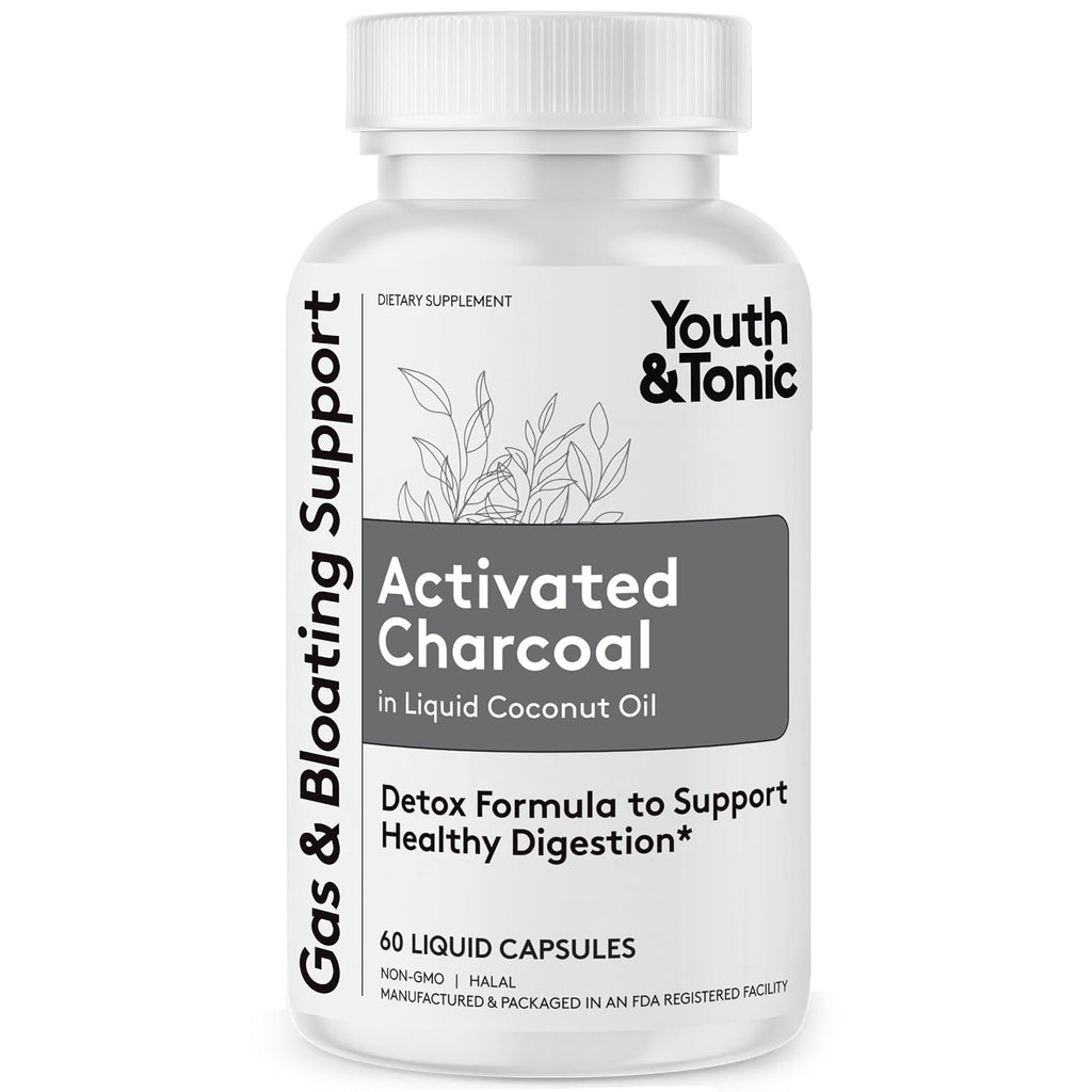 Youth & Tonic activated charcoal capsules