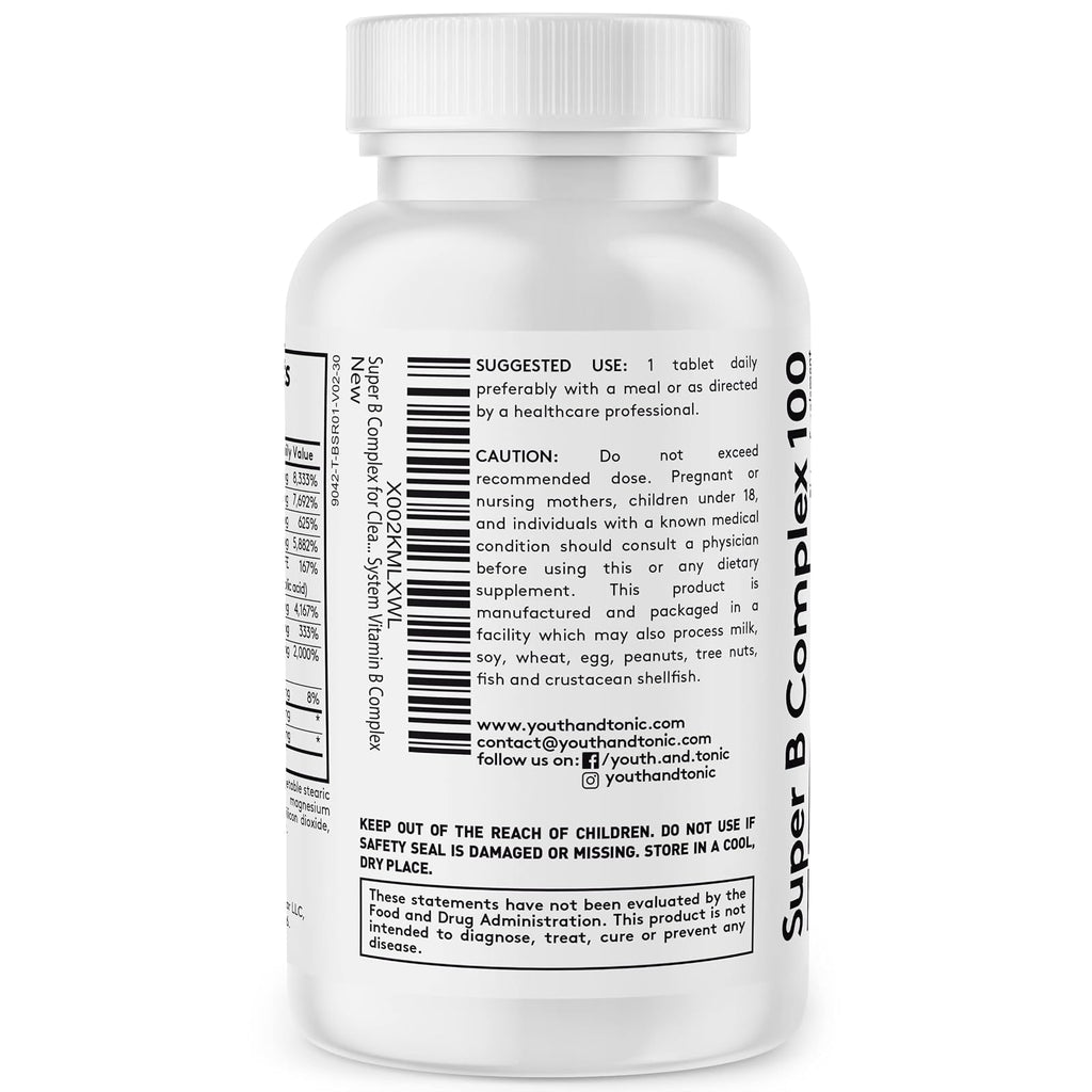 youth tonic b complex for overall wellness