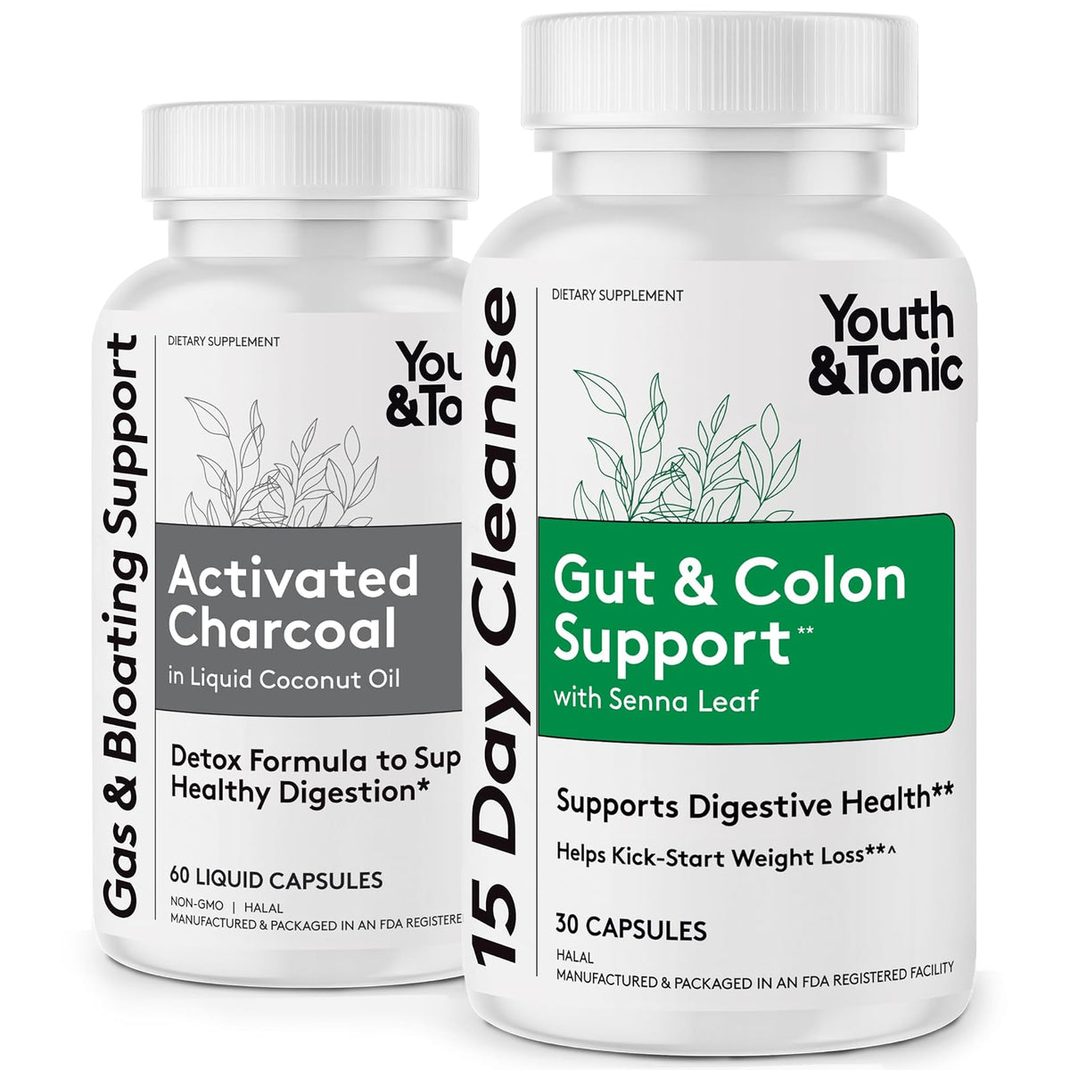 Youth & Tonic detox tea capsules