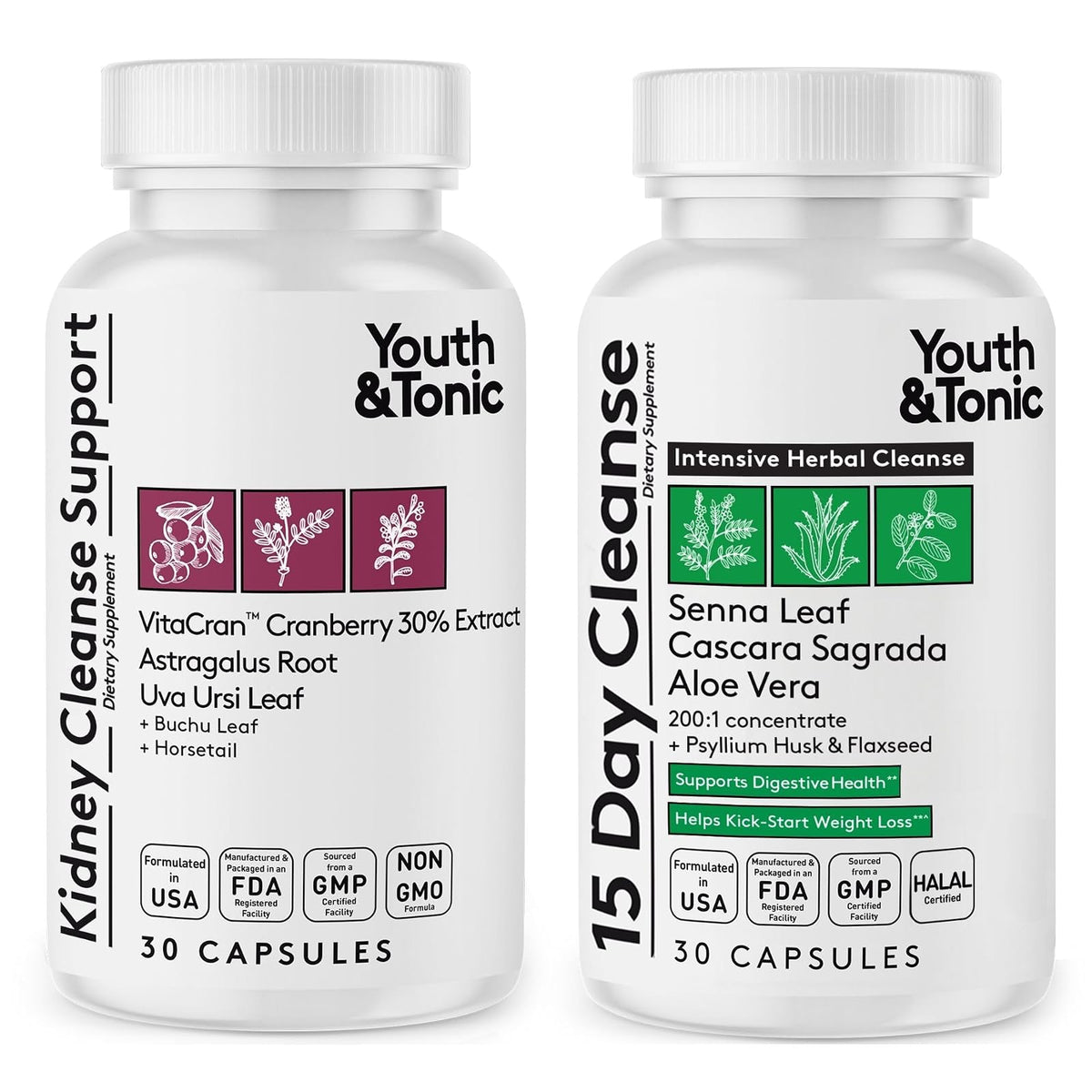 youth tonic detox tea capsules