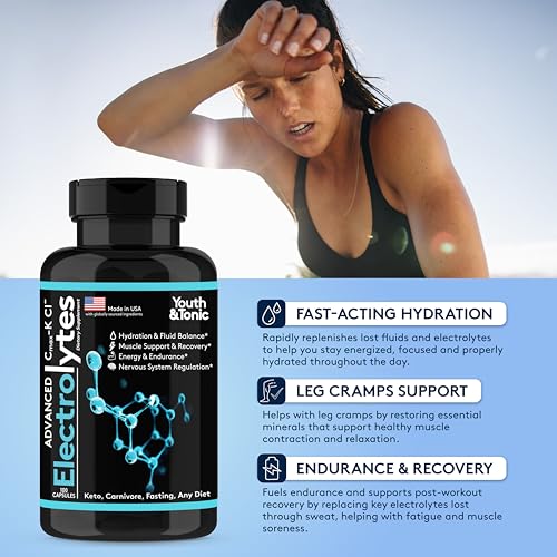 youth tonic electrolyte capsules for active kids
