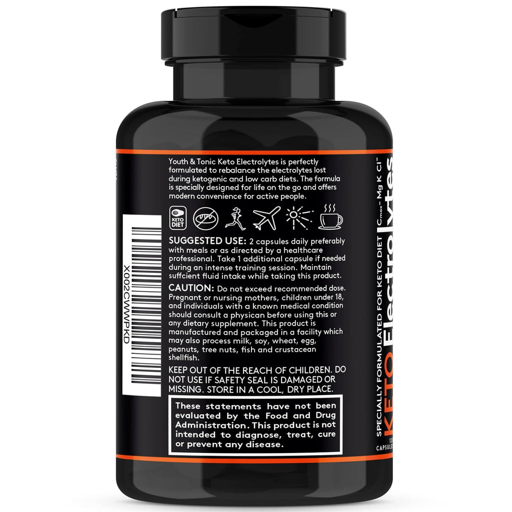 Youth & Tonic electrolyte pills for recovery