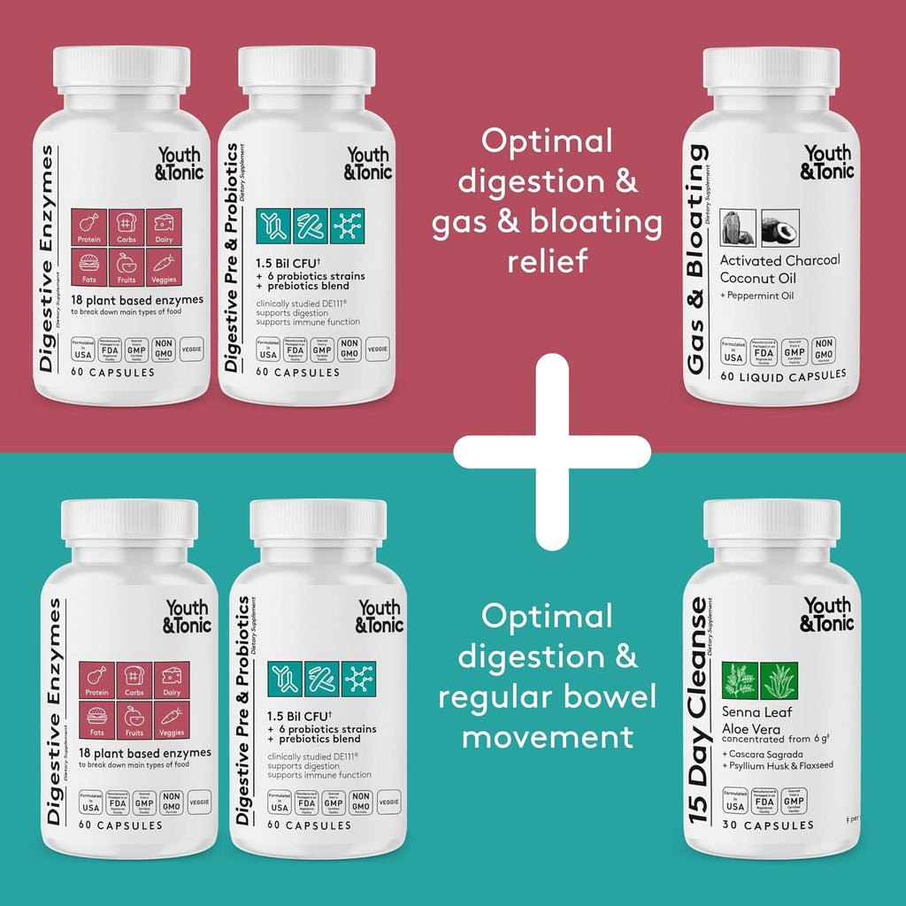 youth tonic probiotics and digestive enzymes