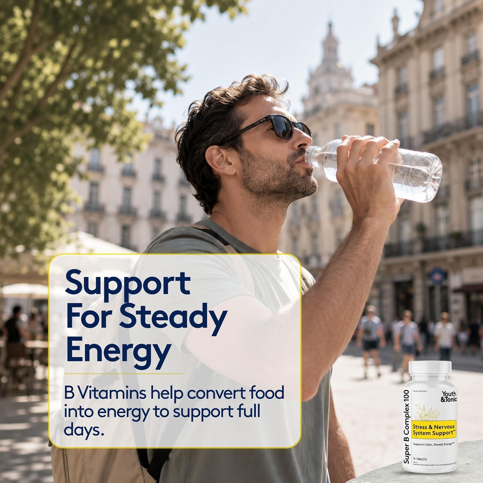 Youth & Tonic vitamin capsules for wellness