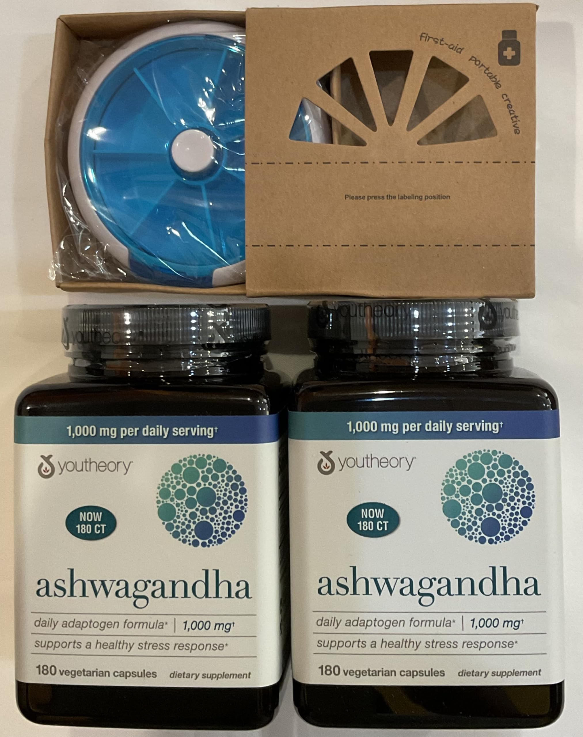 Youtheory ashwagandha stress relief capsules