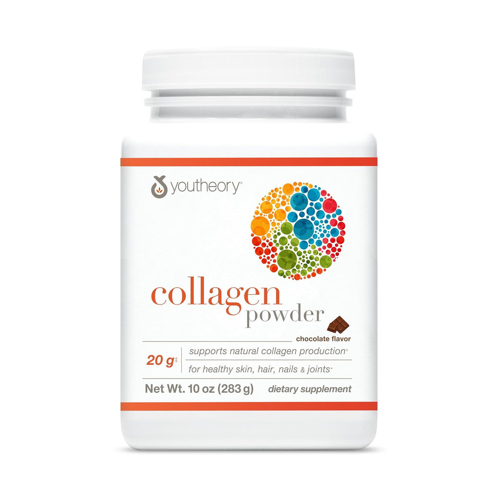 Youtheory collagen powder chocolate flavour