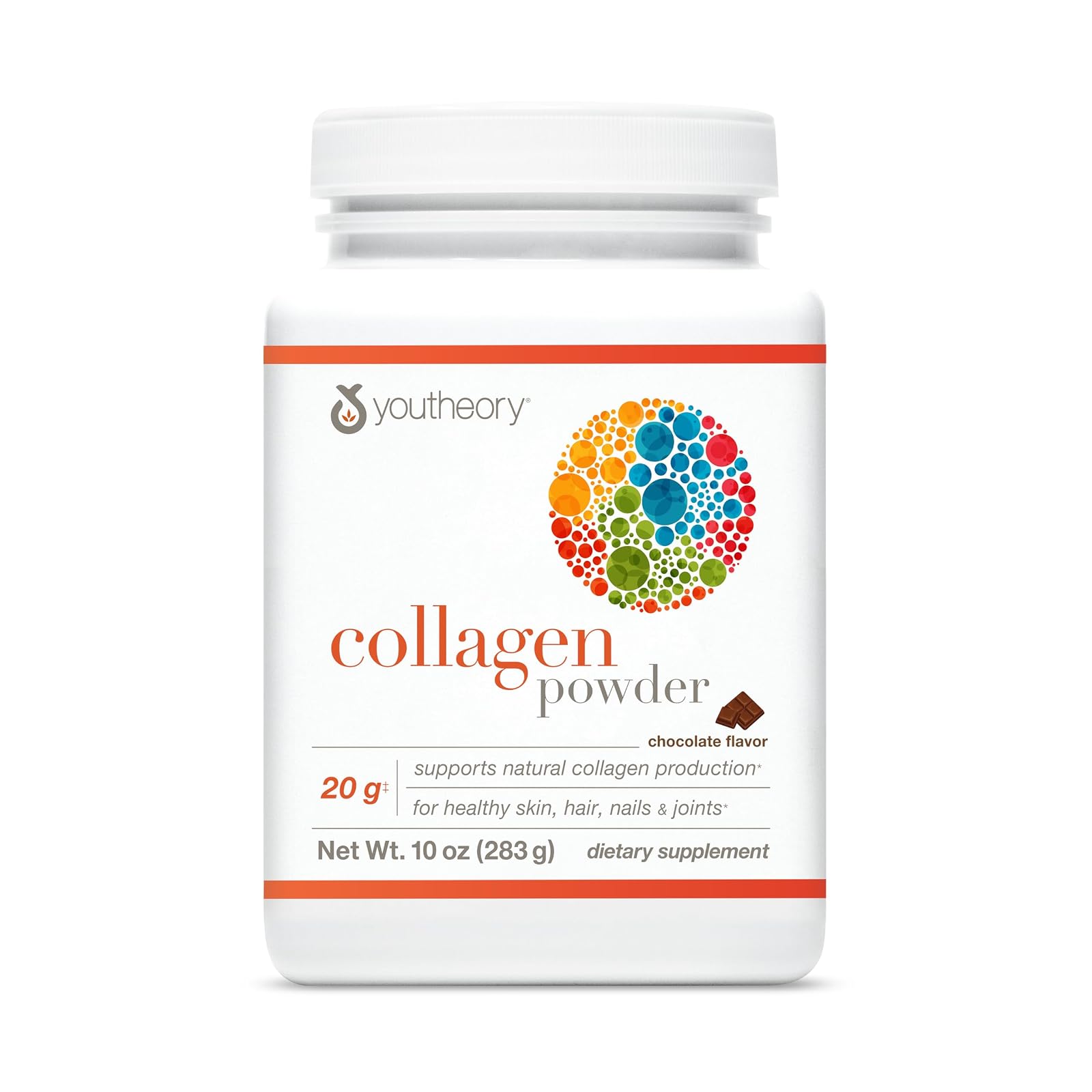 Youtheory collagen powder chocolate flavour