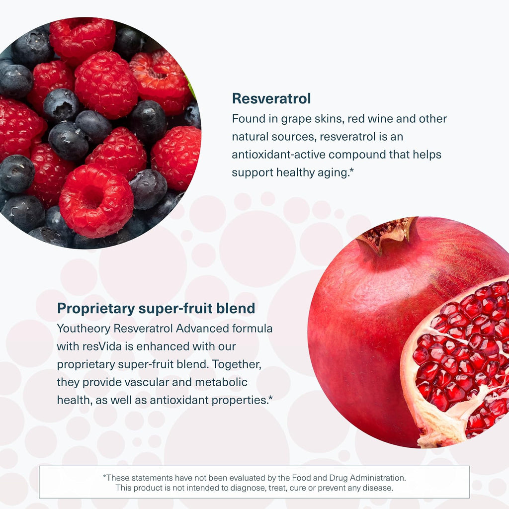 Youtheory Resveratrol promotes skin vitality