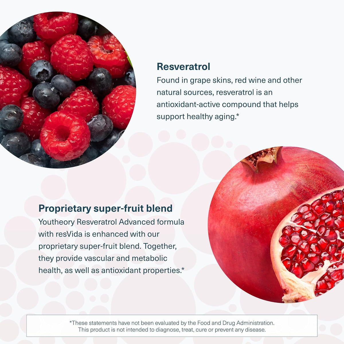 Youtheory Resveratrol promotes skin vitality