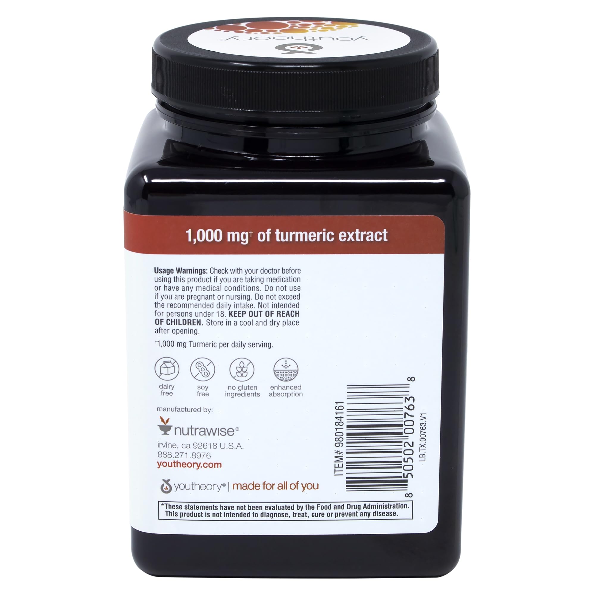 Youtheory turmeric for daily wellness