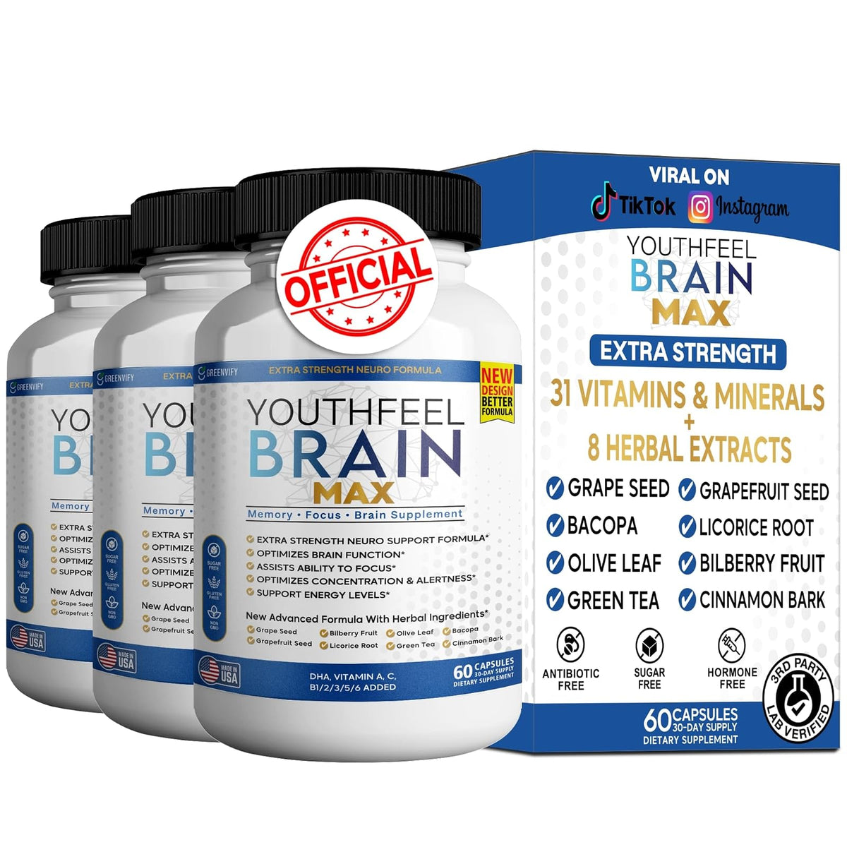 Youthfeel Brain Max memory support