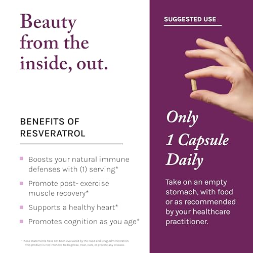 youthful glow with Resveratrol capsules