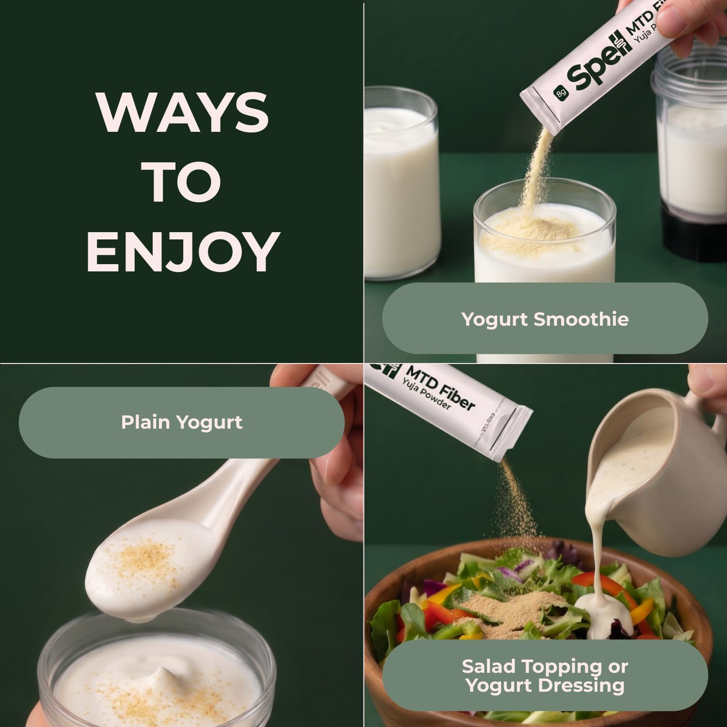 Yuja powder for gut health