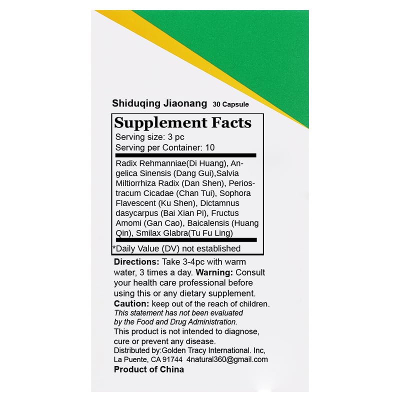 Yulin ShiDuQing Jiaonang health benefits