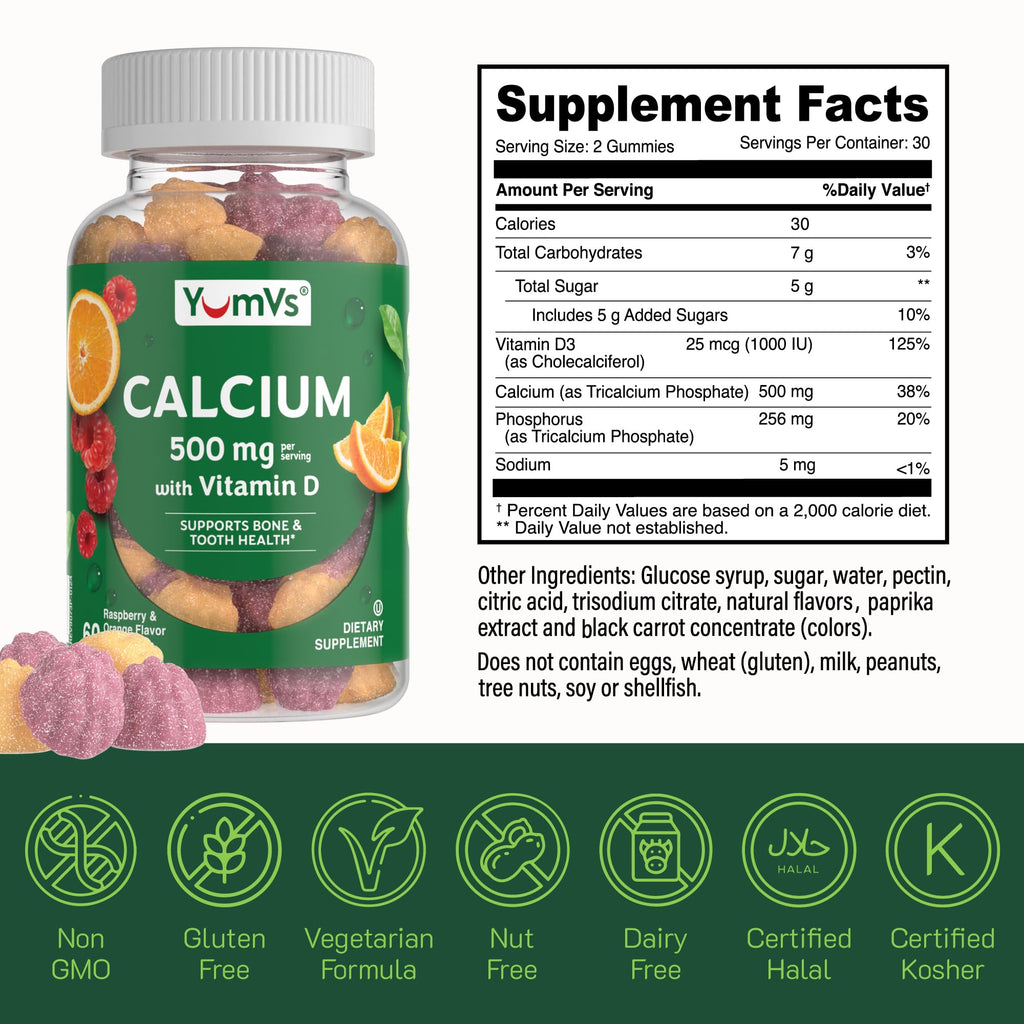 YUM calcium for daily nutrition