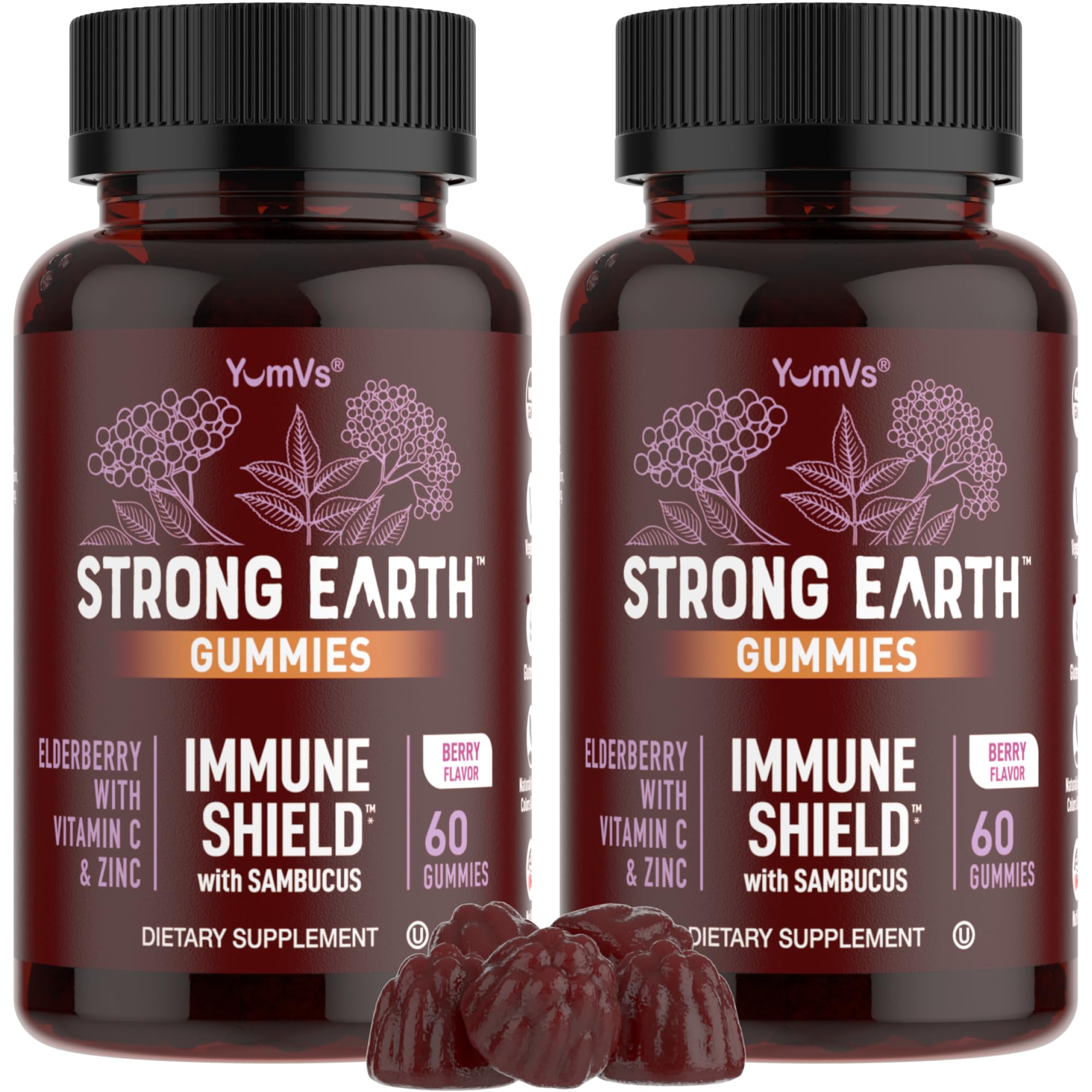 YUM elderberry gummies for adults