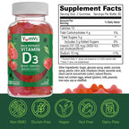 YUM-V's 120 count Vitamin D3 gummies