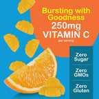 YUM-V's 60 count vitamin C supplement