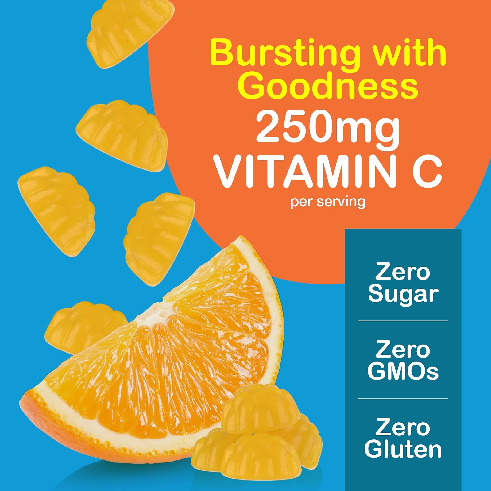 YUM-V's 60 count vitamin C supplement
