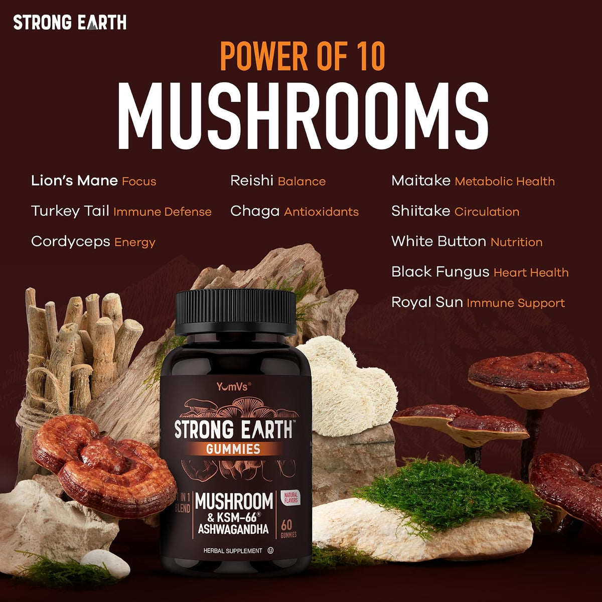 YUM-V's Ashwagandha Gummies for daily wellness