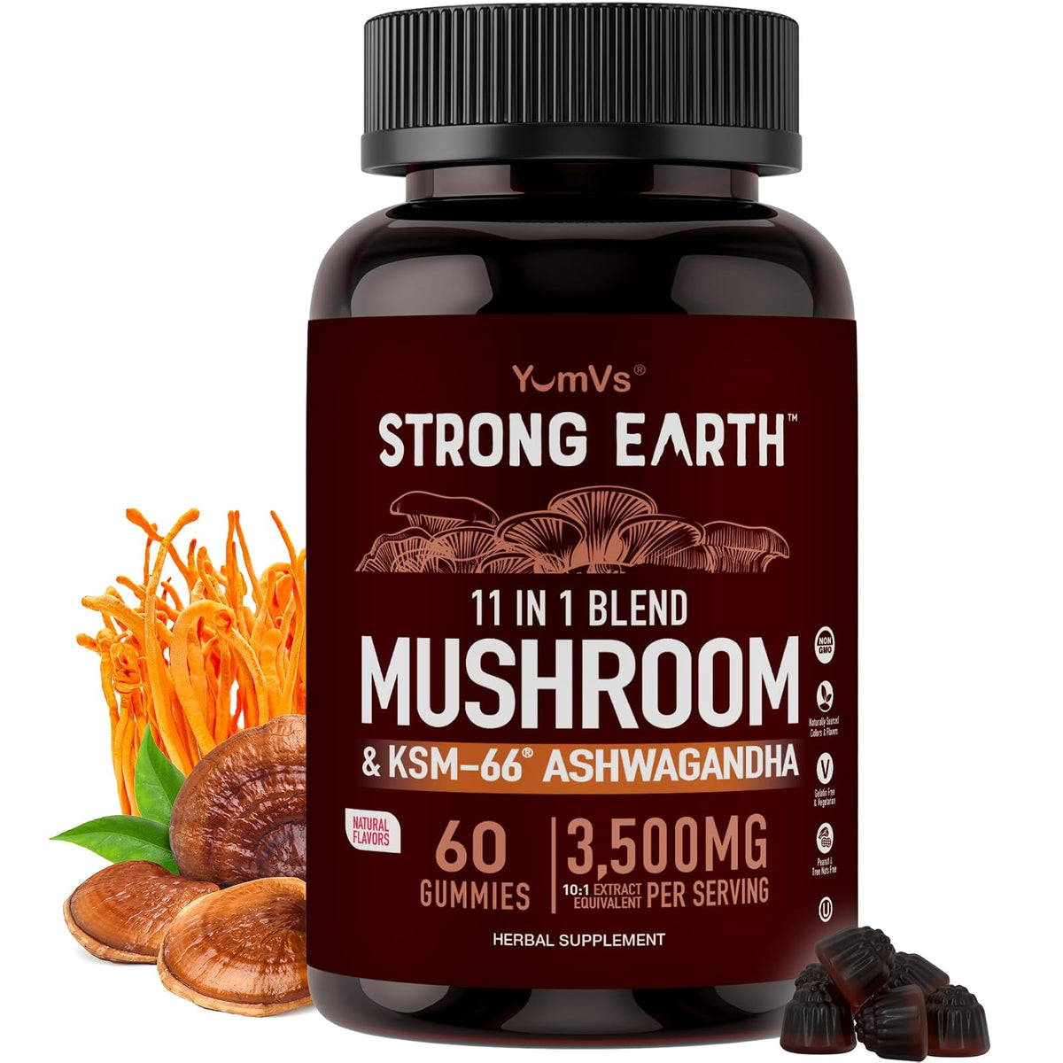YUM-V's Ashwagandha Gummies for stress relief